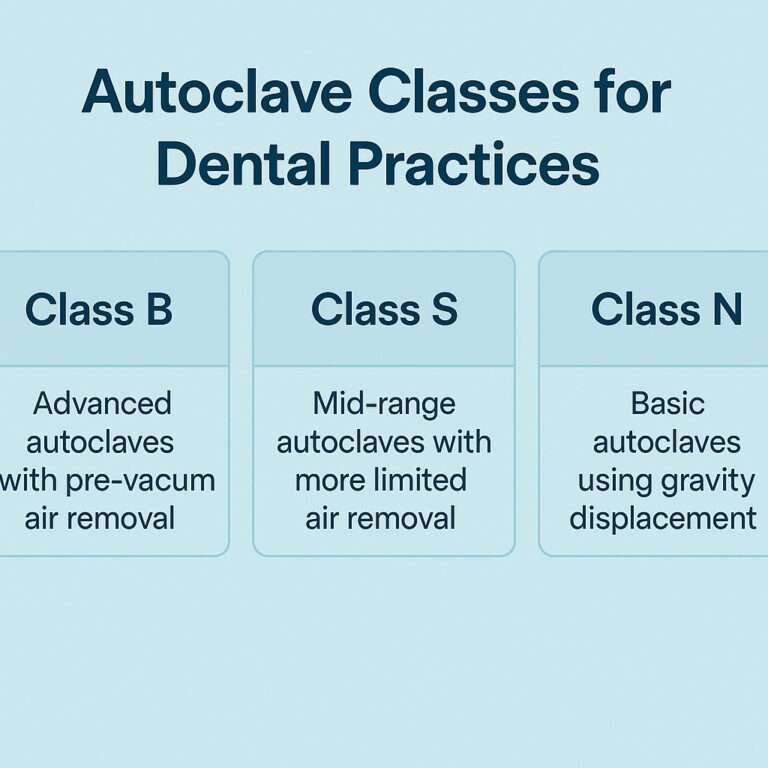 Autoclave Types for Dentists: Class B vs S vs N Explained