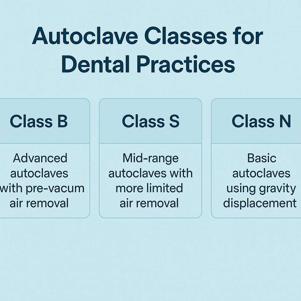 Autoclave Types for Dentists: Class B vs S vs N Explained